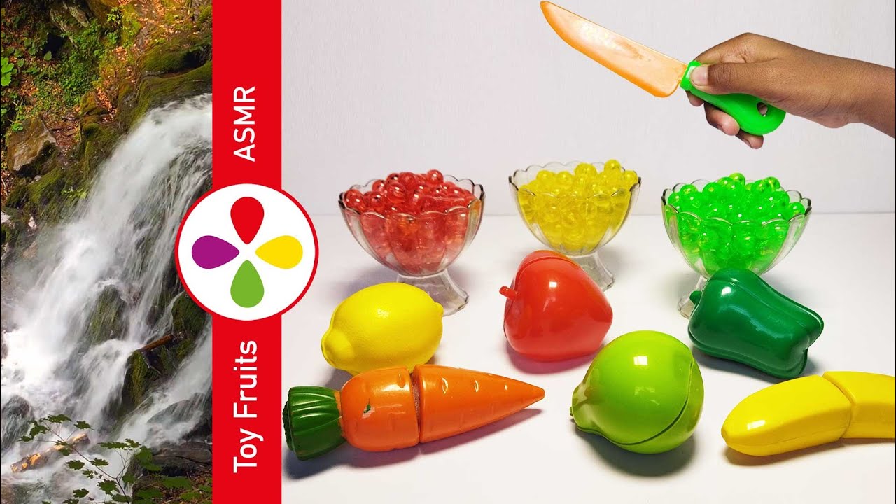 Satisfying Video | How to Cutting Fruits and Vegetables ASMR | Fruits Vegetables | Toy Fruits ...
