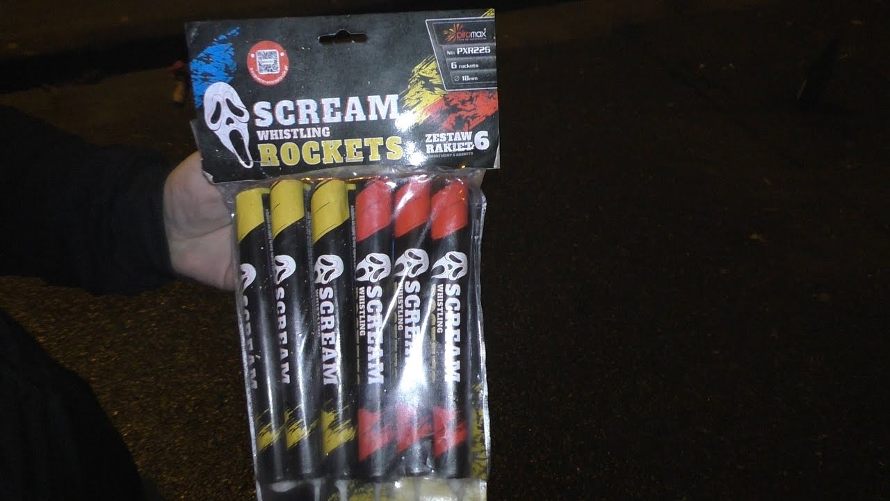 Piromaxx Scream Whistling Rockets - YouTube
