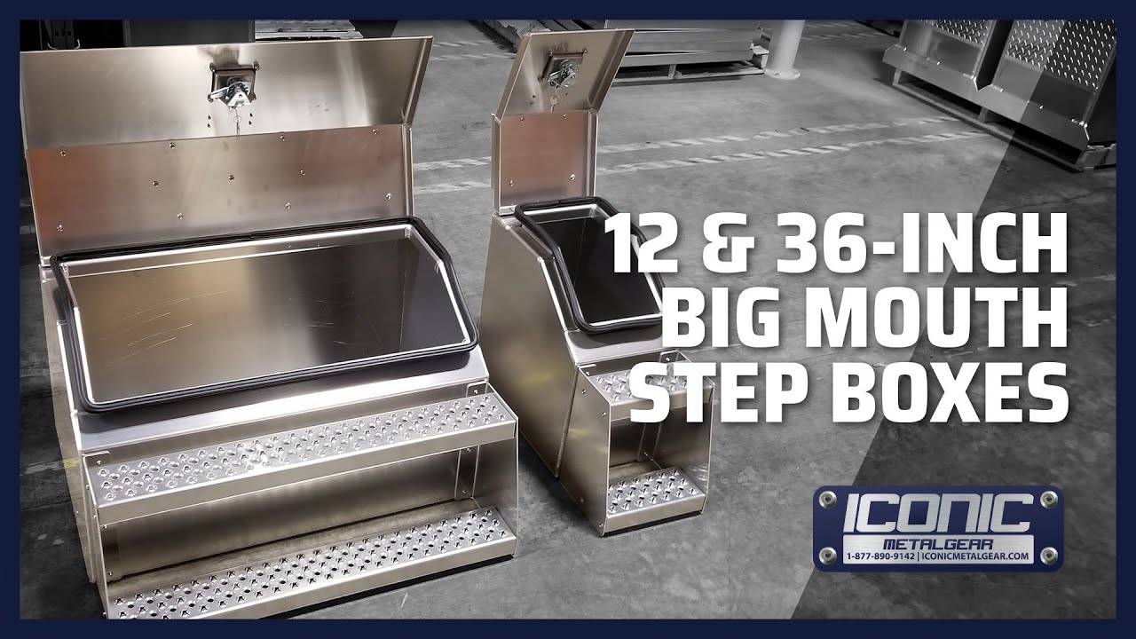 PRODUCT TOUR: 12 & 36-Inch Big Mouth Semi Truck Step Boxes - YouTube