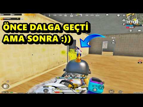 ÖNCE DALGA GEÇTİ ! SONRA NELER OLDU NELER  BATUR GAME SOLO SQUAD PUBG MOBİLE