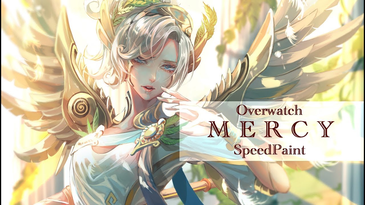 Speedpainting "Nike, Goddess of Victory" Mercy (Overwatch) - by ...