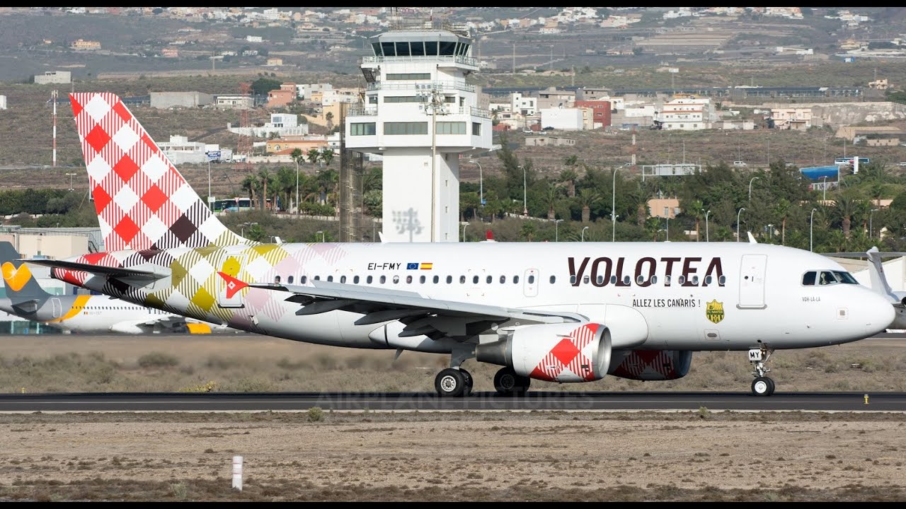 Islas Canarias \ Volotea Cockpit Landing Las Palmas de Gran Canaria ...