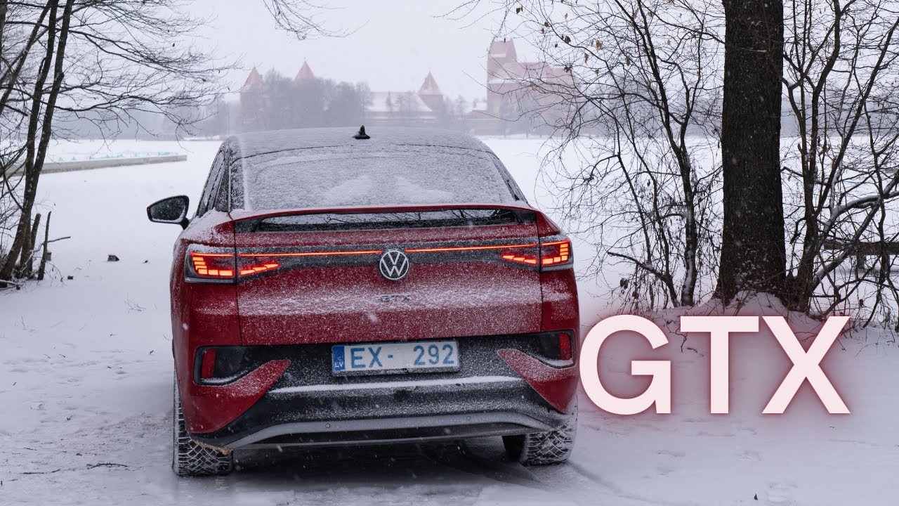 Volkswagen ID.5 GTX winter drive - YouTube