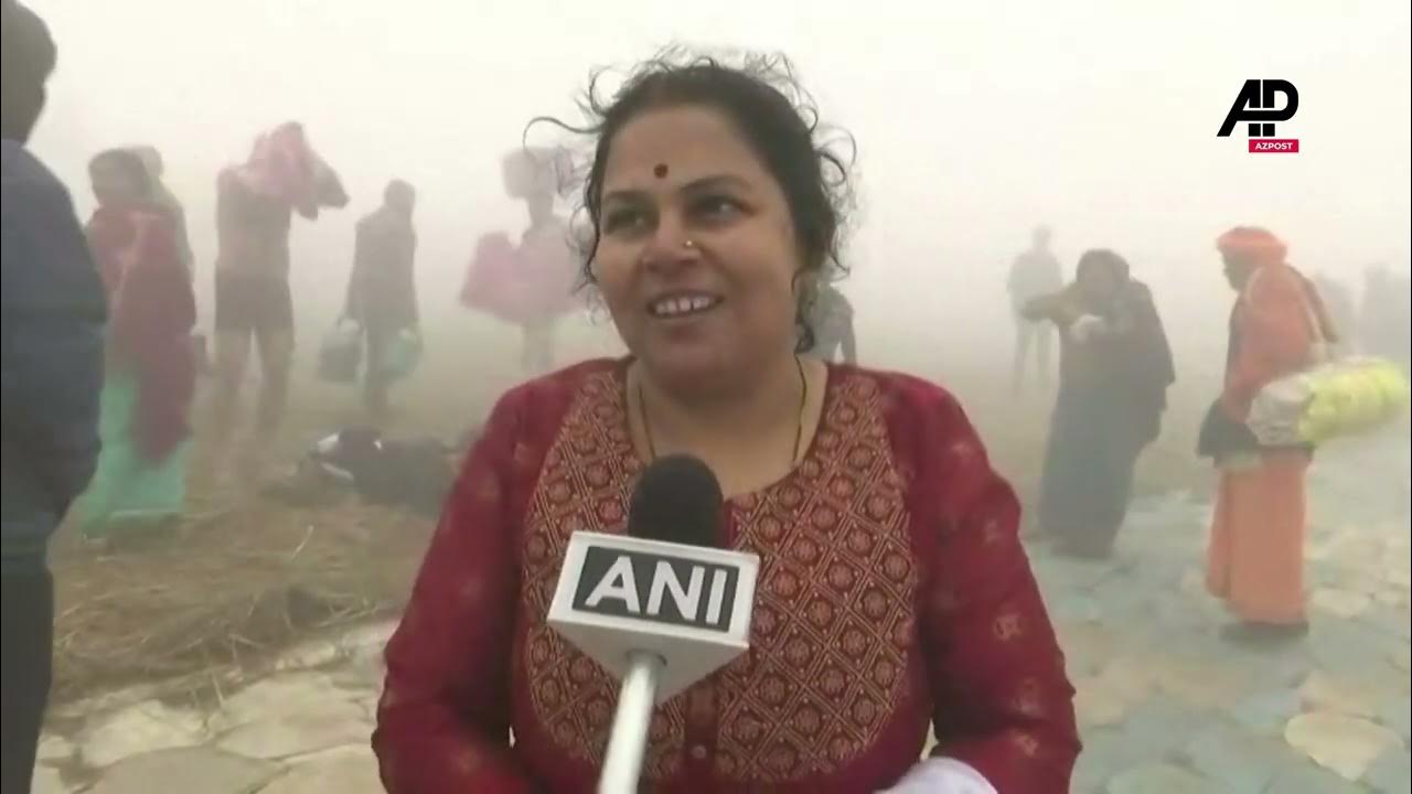 Thick fog engulfs northern India as cold wave persists - YouTube