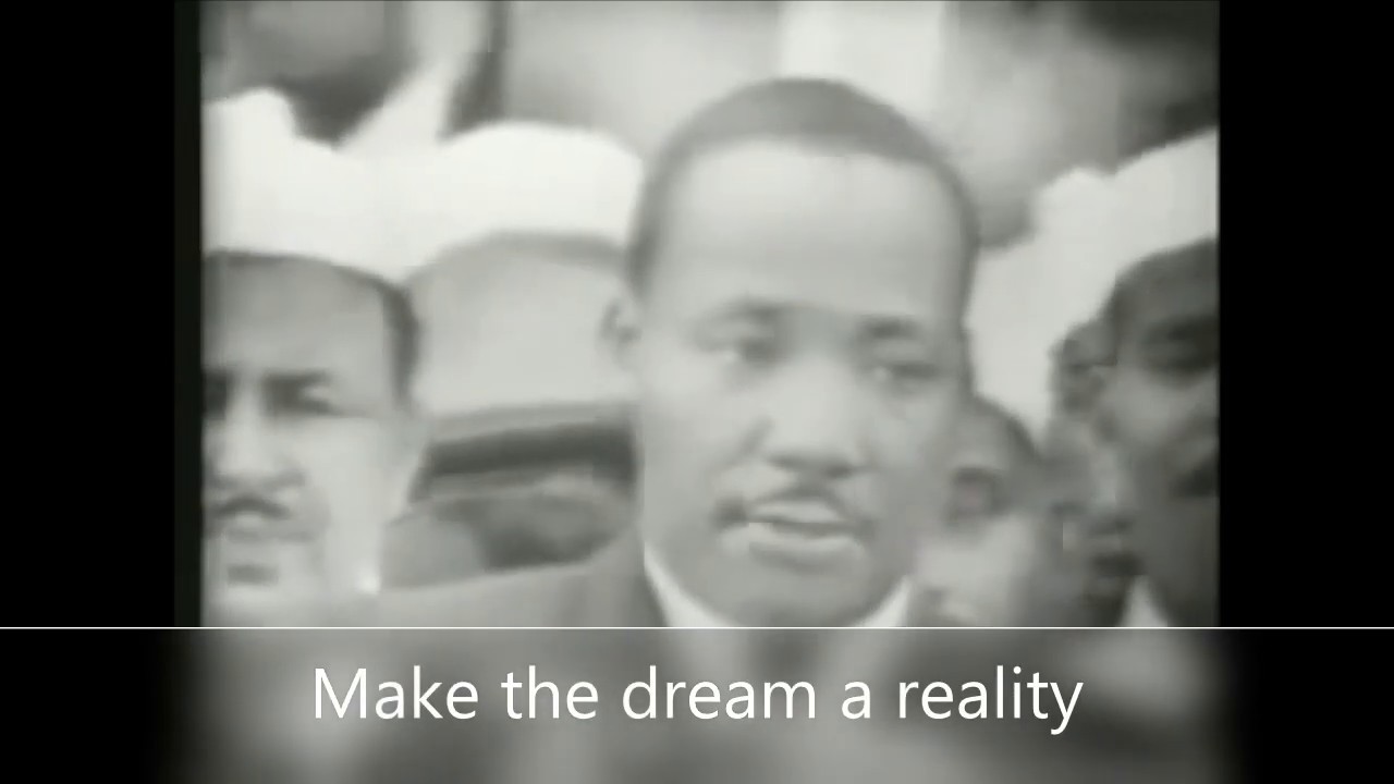 Martin Luther King Make The Dream A Reality - YouTube