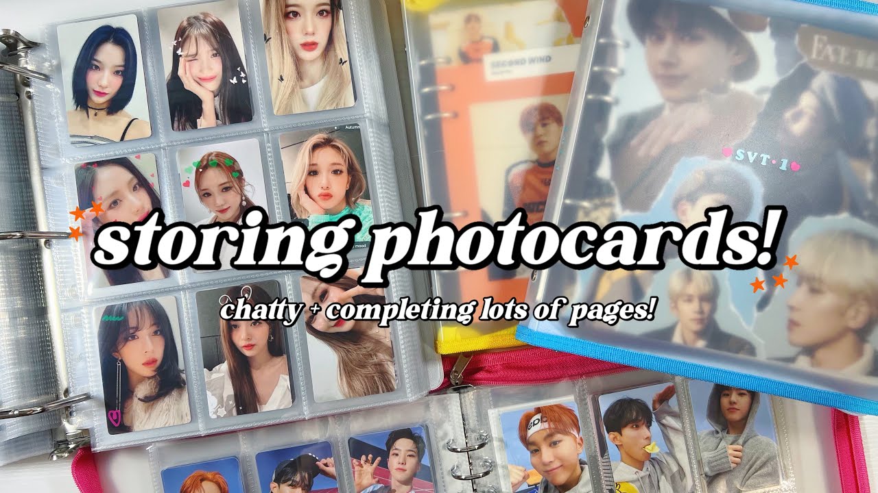 storing photocards 10 completing seventeen bss, face the sun, and more ...