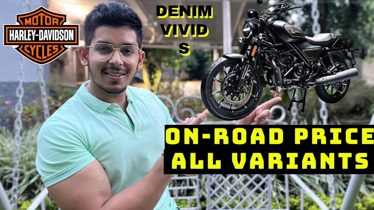 On-Road Price Of All Harley Davidson X440 Bikes Denim, Vivid & S - YouTube