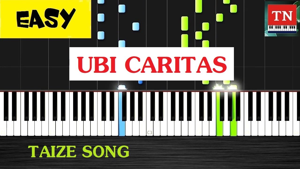 Taizé - UBI CARITAS | Piano Tutorial [ EASY ] - YouTube