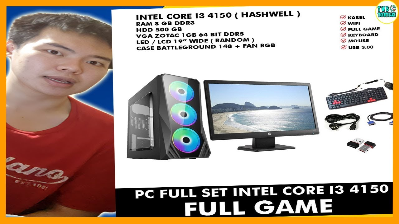 rekomendasi pc full set dari shopee dengan harga 2 jutaan worth it ...