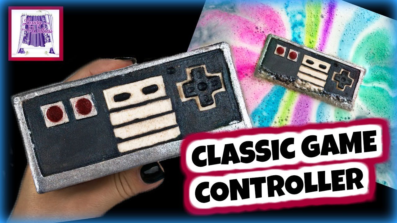 LUXURY WELLNESS - Classic Nintendo Video Game Controller Bath Bomb Demo ...