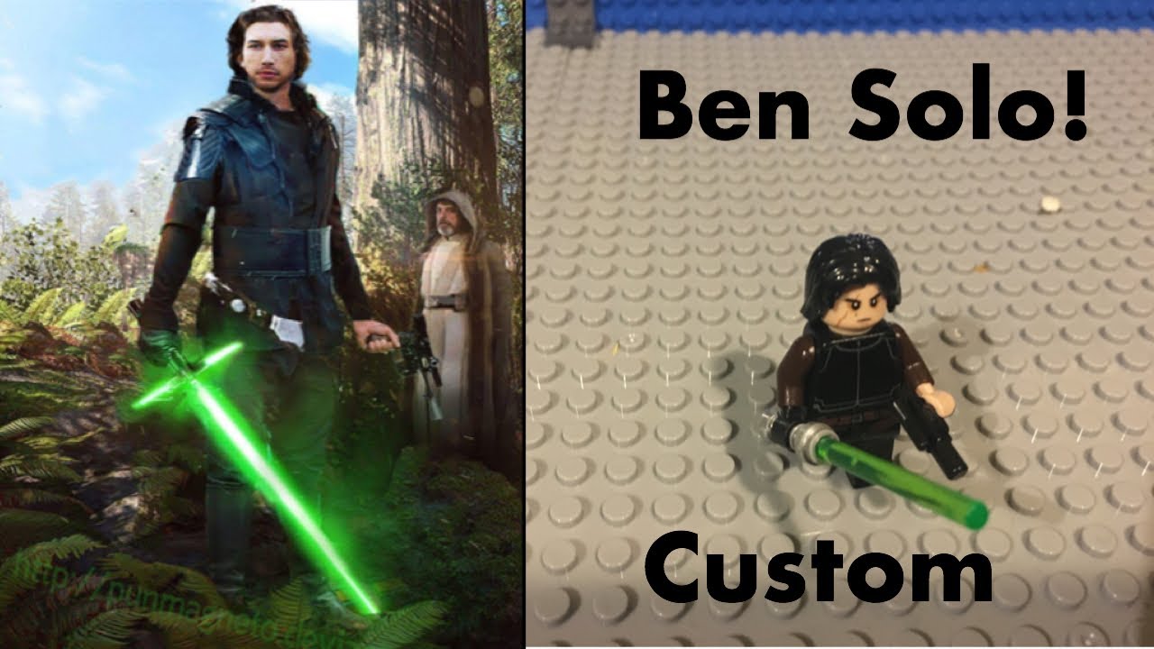 How to build a custom lego ben solo! - YouTube