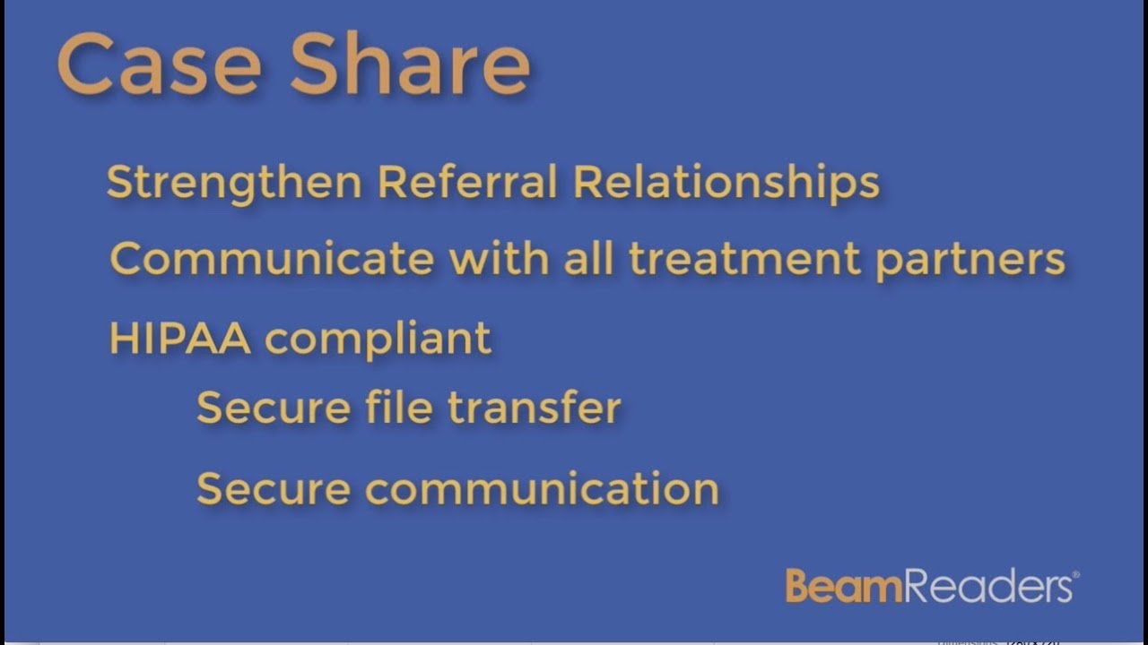 Case Share - HIPAA Compliant Environment For Treatment Partners - YouTube