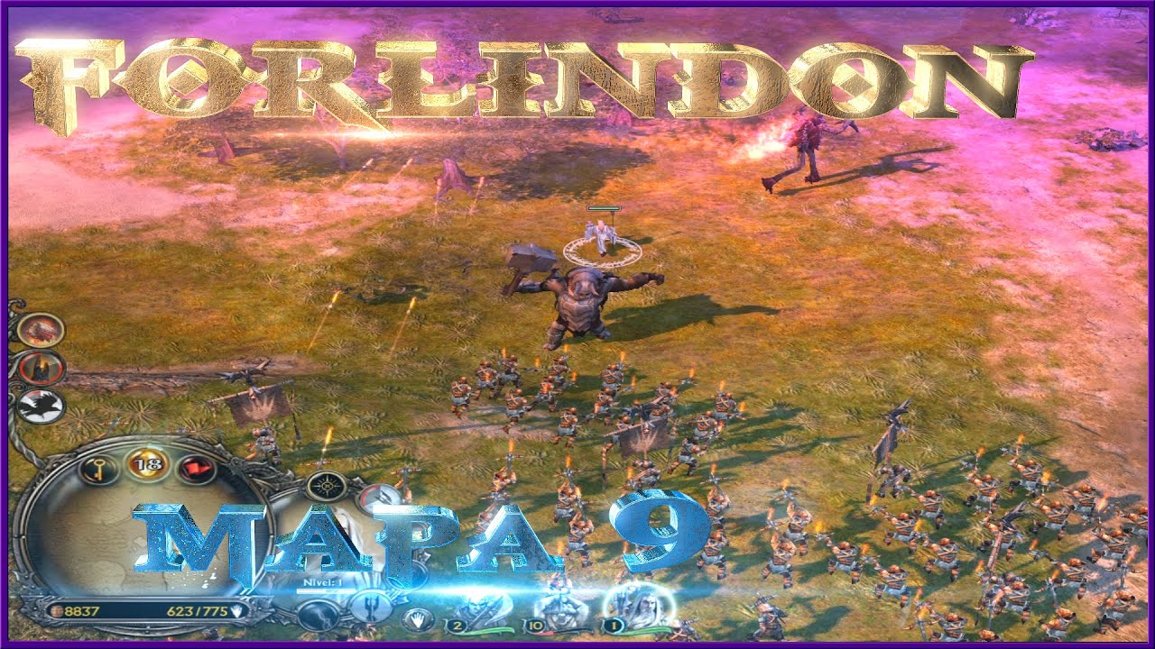 EL RESURGIR DEL REY BRUJO/ FORLINDON/ MAPA 9 / ISENGARD VS ELFOS - YouTube