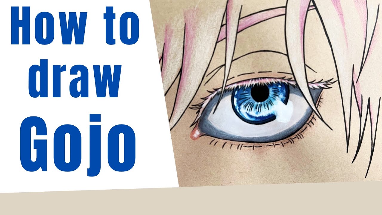 How to Draw Gojo Satoru's Eye - YouTube