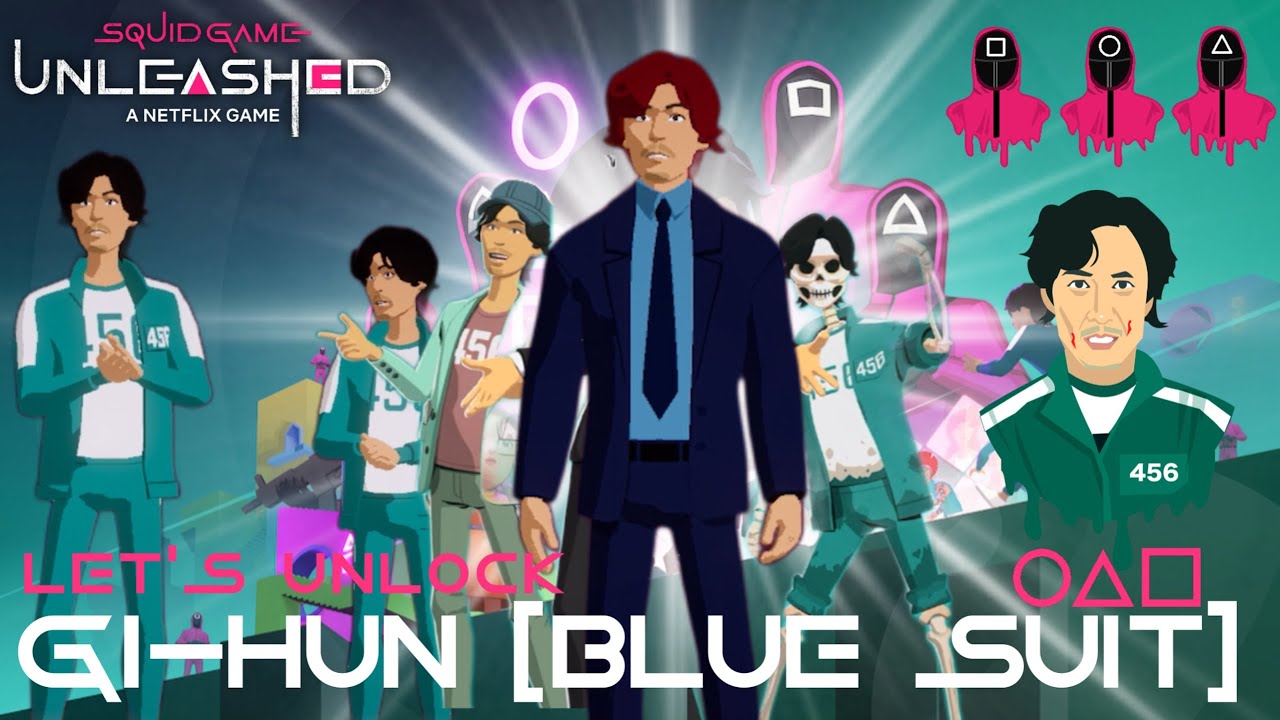 Let's Unlock BLUE SUIT GI-HUN! (Limited Event) | Squid Game: Unleashed ...