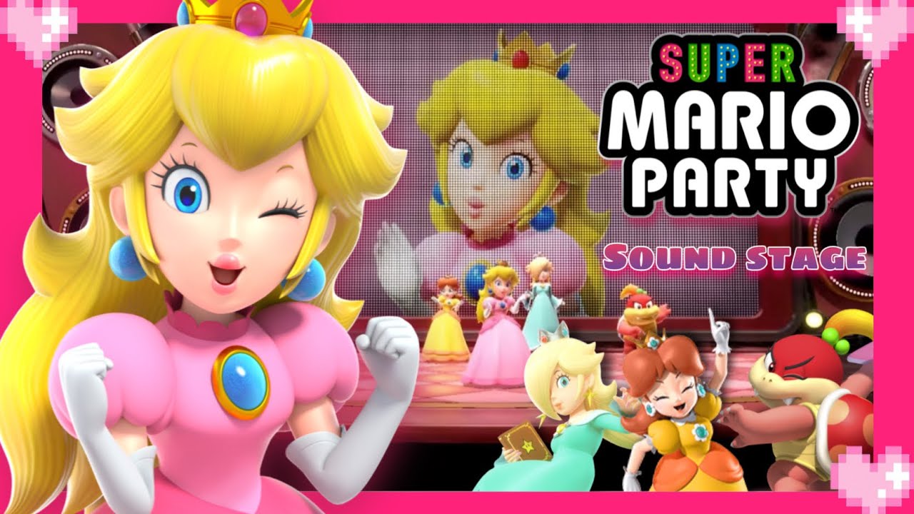 💗 Super Mario Party (Sound Stage) Peach Gameplay 💗 - YouTube