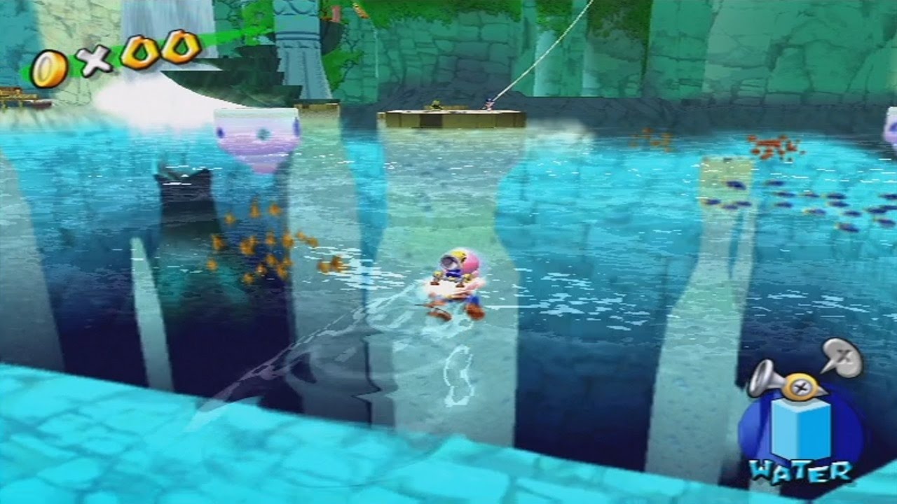 Super Mario Sunshine - Relaxing Swimming Gameplay - YouTube