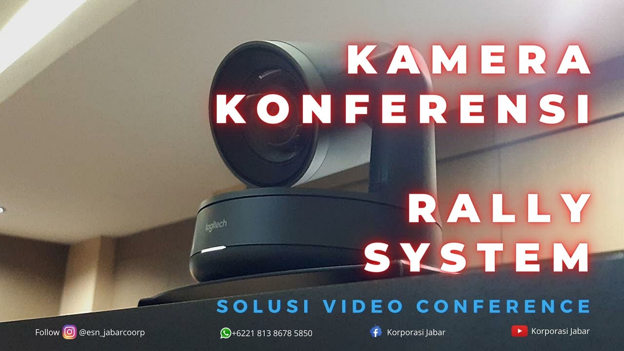 Tutorial pemasangan kamera konferensi logitech rally system - YouTube