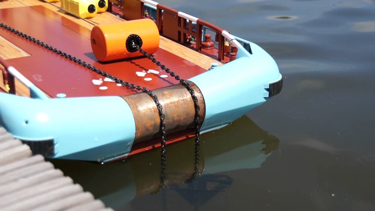 Anchor Handling (delta flipper) Maersk Master - YouTube