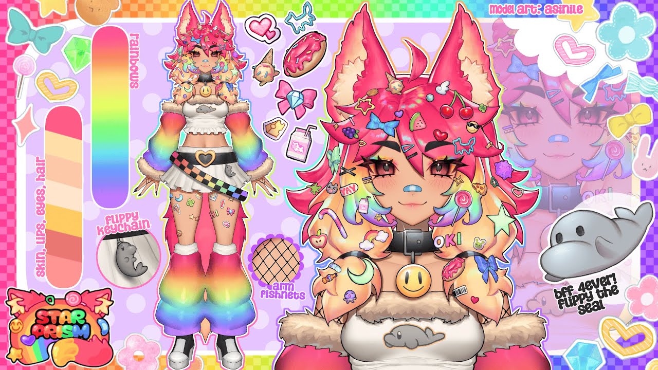 🌈 RAINBOW DECORA VTUBER SHOWCASE!! 🌈 - YouTube