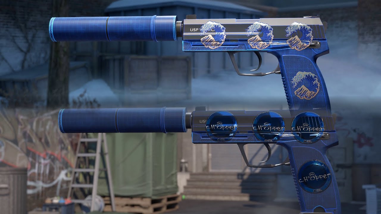 USP-S Blueprint Sticker Crafts - CS2 Skins - YouTube