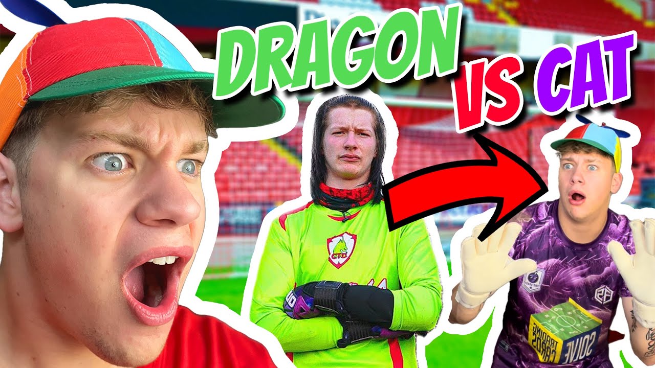 I WAS A GOALKEEPER with CAL THE DRAGON? - YouTube