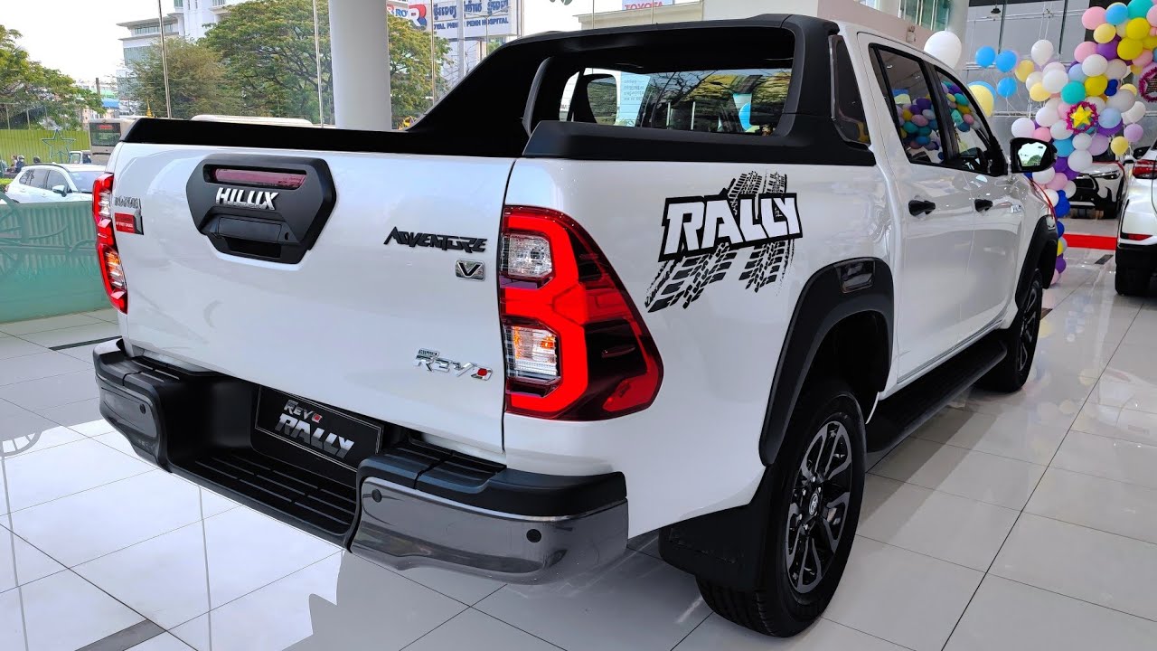 ALL NEW TOYOTA HILUX REVO RALLY ADVENTURE - WHITE COLOR - YouTube