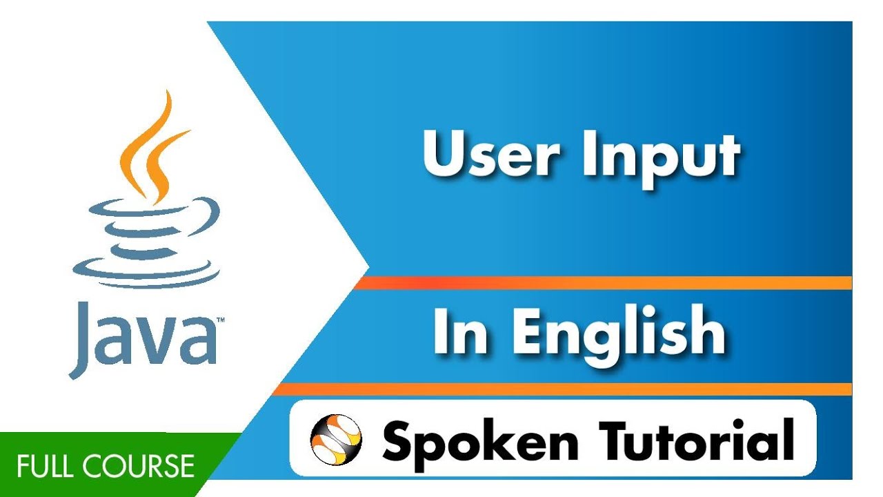 User Input - English - YouTube