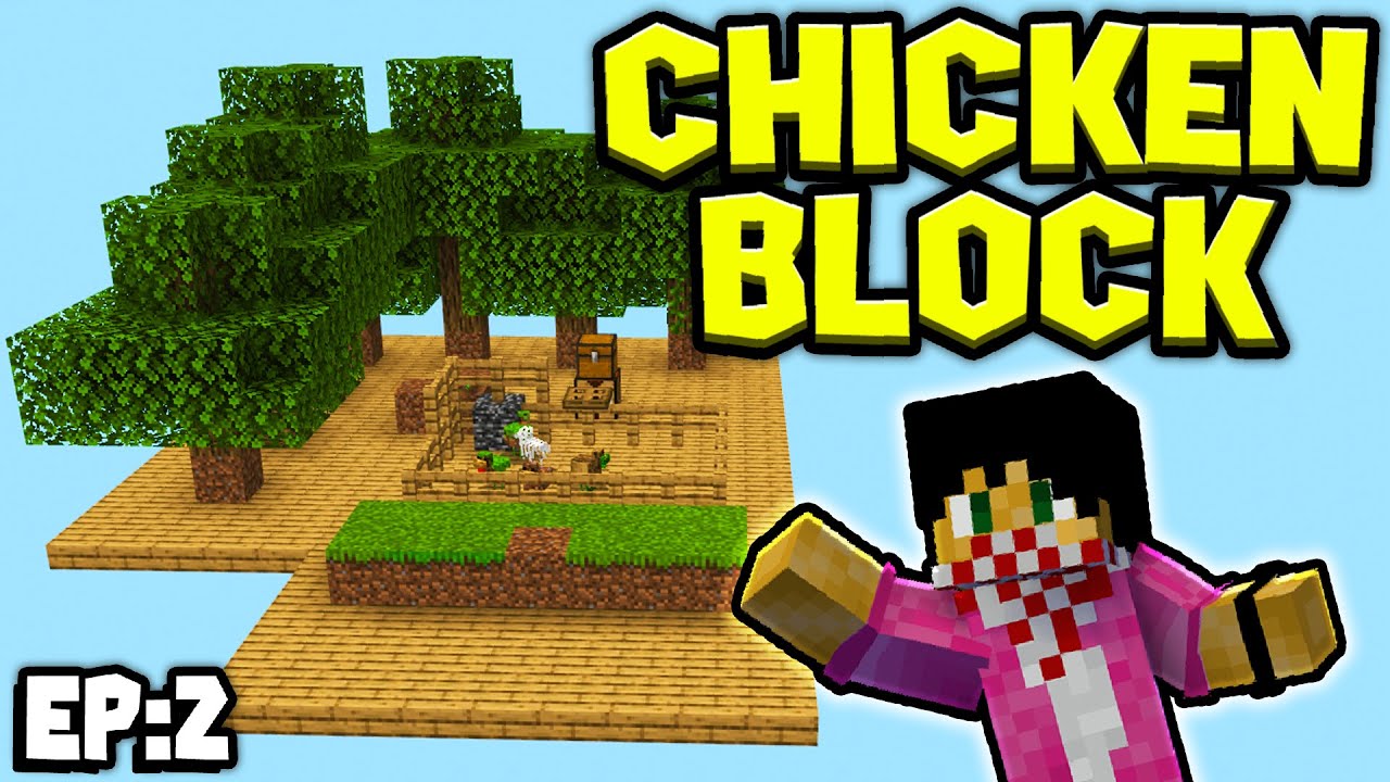 [Chicken Block] Ep:2 - Getting Settled In! Minecraft Bedrock Edition ...