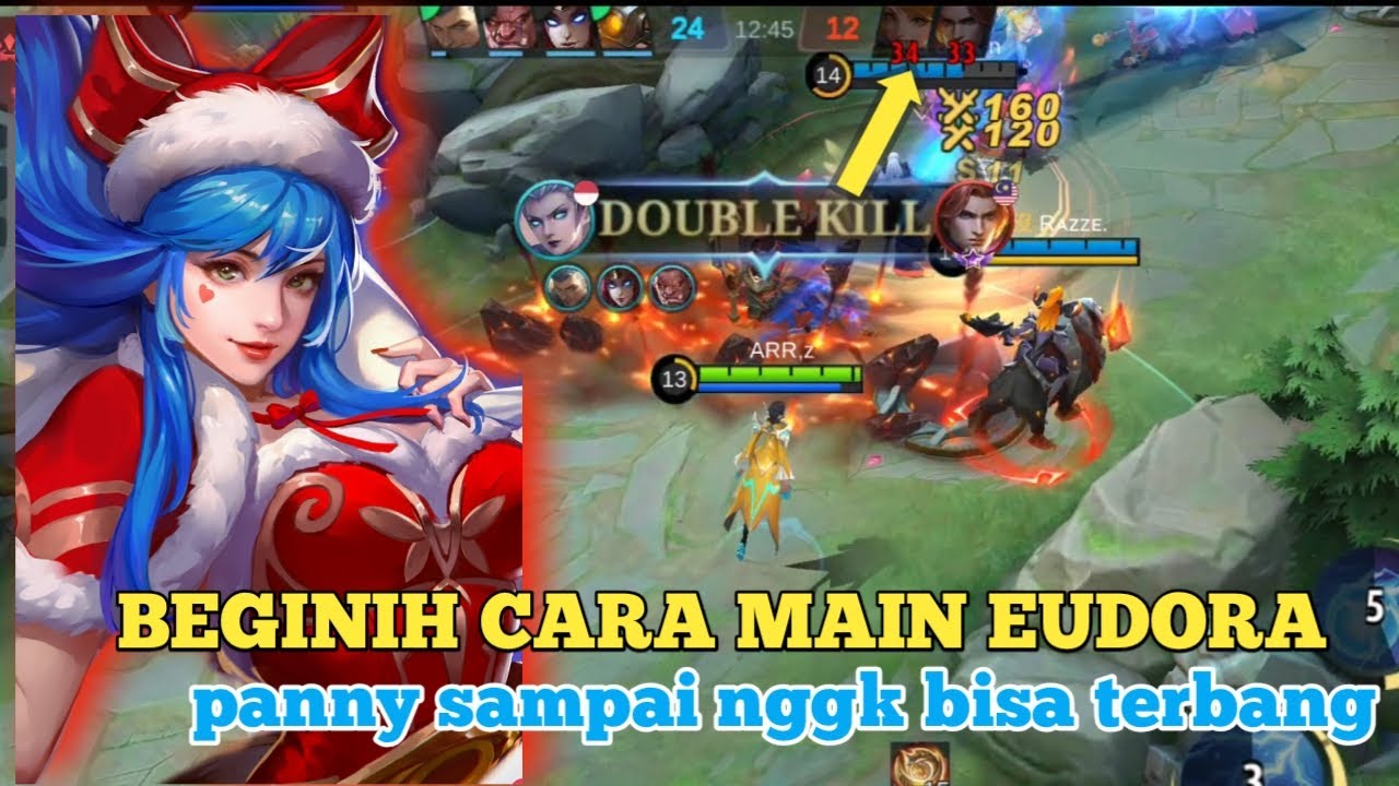 BEGINI CARA MAIN EUDORA panny sampai gk bisa terbang - YouTube