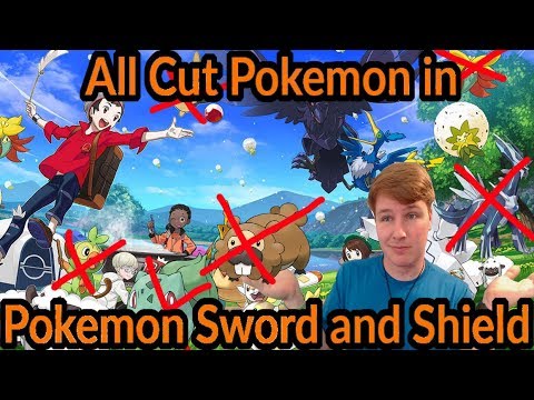 All Cut Pokemon from Pokemon Sword and Shield - YouTube