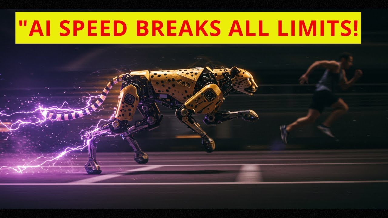 🔥 "AI Cheetah DESTROYS Human Speed Record – Faster Than Usain Bolt?! 🤯🚀 ...