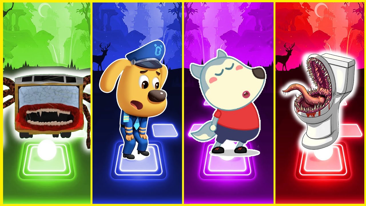 Bus Eater 🆚 Sheriff Labrador 🆚 Wolfoo 🆚 Toilet Eater Who WIN ? - YouTube