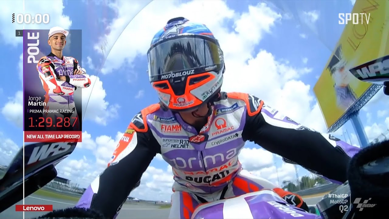 [MotoGP™] Thai GP - MotoGP Pole Position & Interview - YouTube