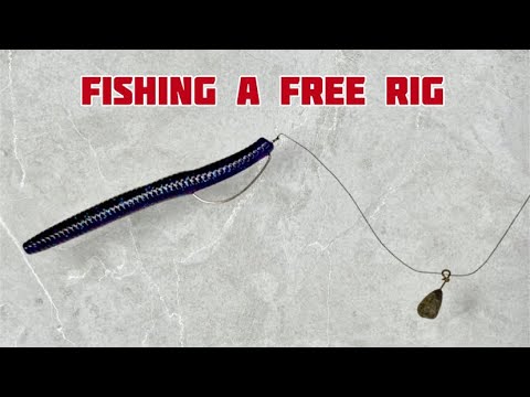 How to Rig a Free Rig - Bass Fishing Rig - YouTube