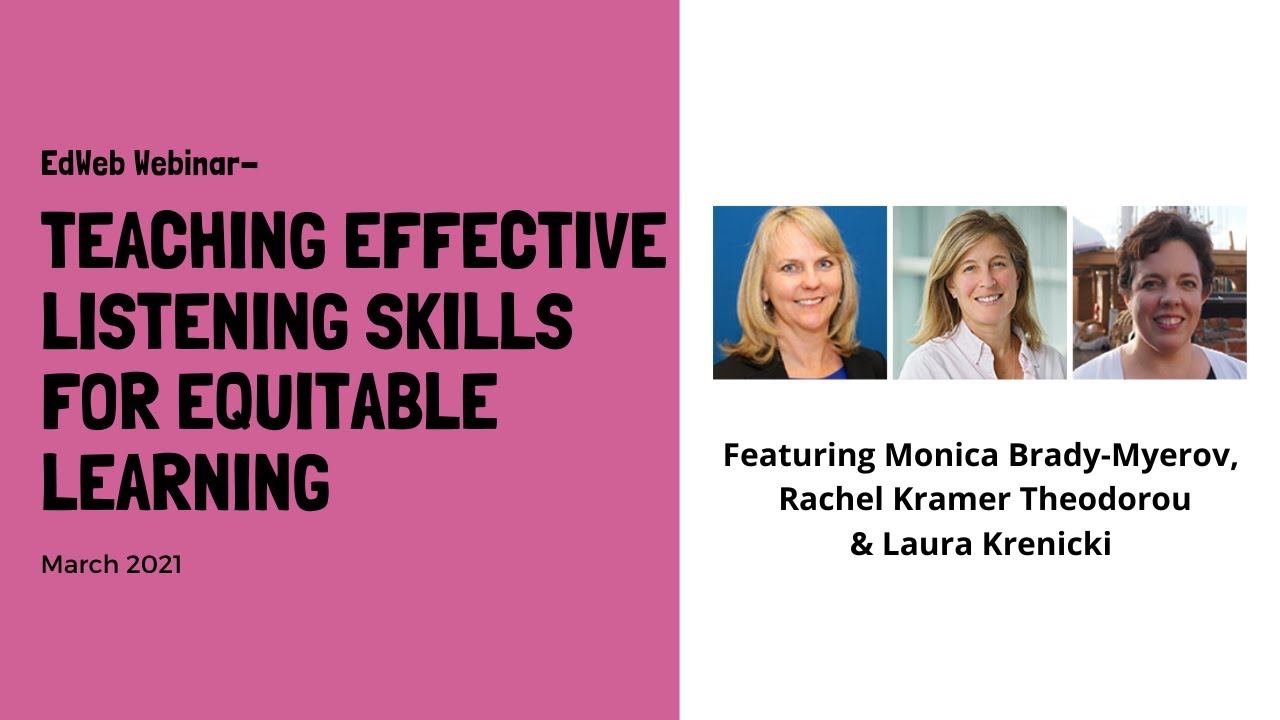 Teaching Effective Listening Skills for Equitable Learning - YouTube