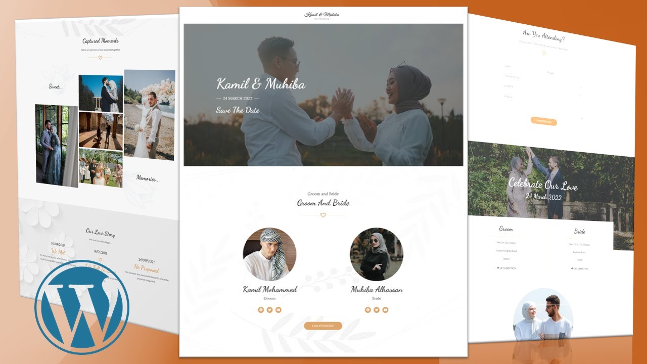 How to Create A Wedding Invitation Website With WordPress - YouTube