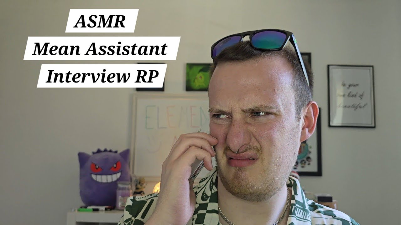 ASMR 📝 Interviewing you to be my Assistant (Rude Roleplay) 🙄 - YouTube