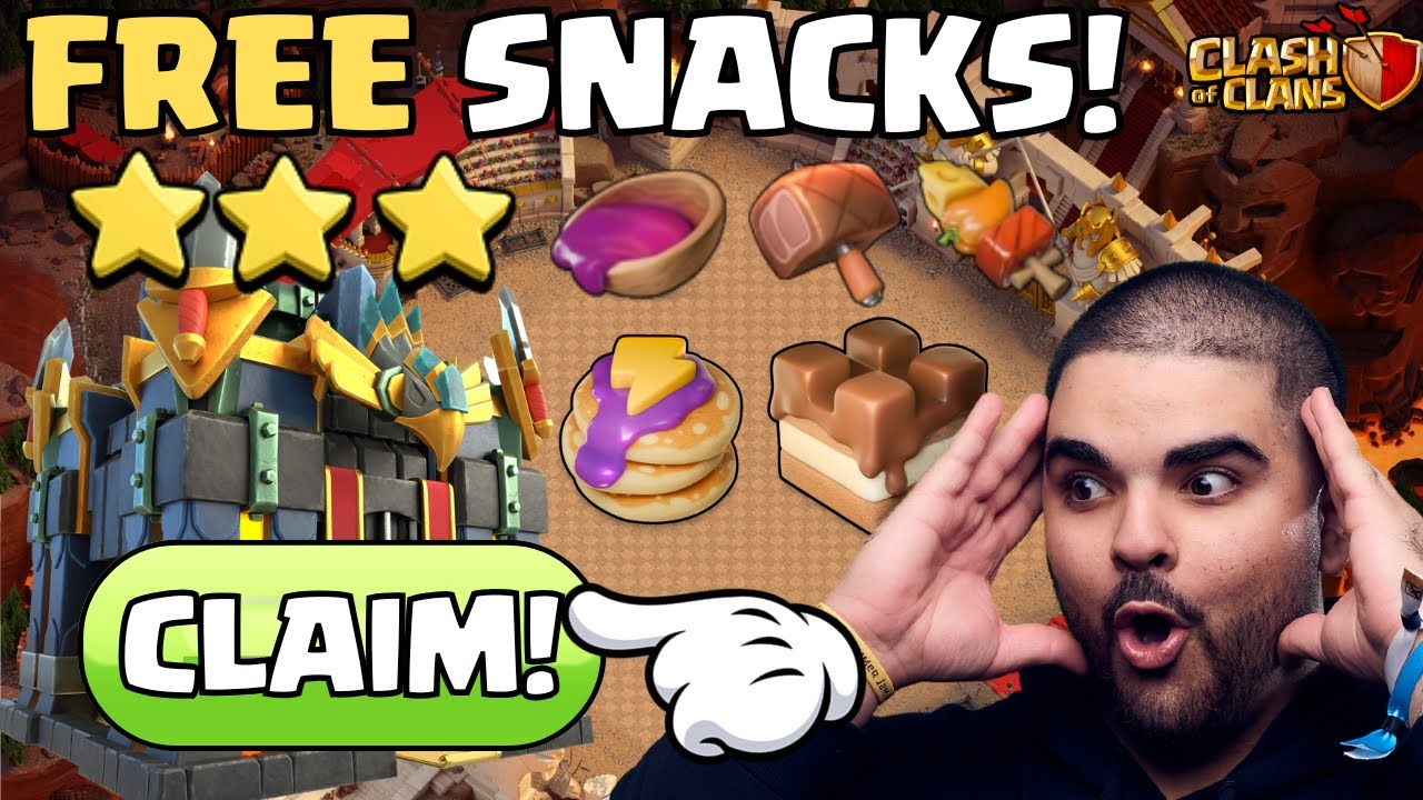 How to Get 5 FREE Magic Snacks For CWL! - Clash Of Clans - YouTube