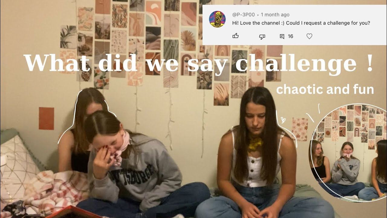 What did we say challenge *chaotic* - YouTube