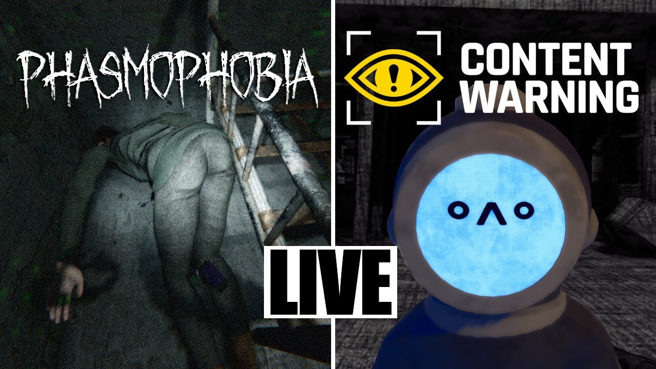 Content Warning & Phasmophobia - YouTube