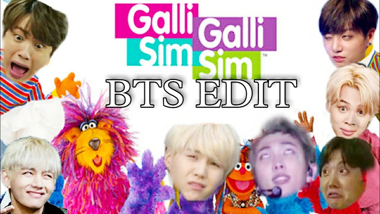 Gali Gali sim sim BTS edit ️ ️ | BTS HINDI song edit 😊😊 - YouTube