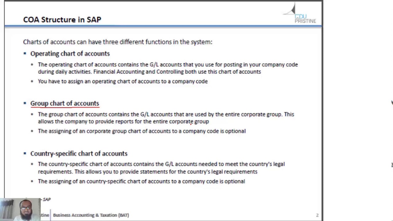 Chart of Accounts II - YouTube