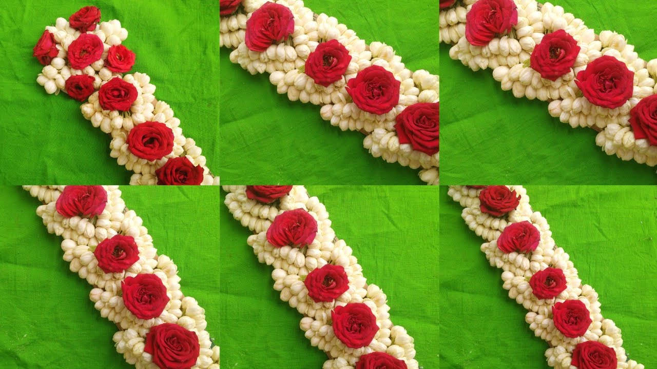 Bridal poola jada/traditional poola jada/poola jadalu making at home ...
