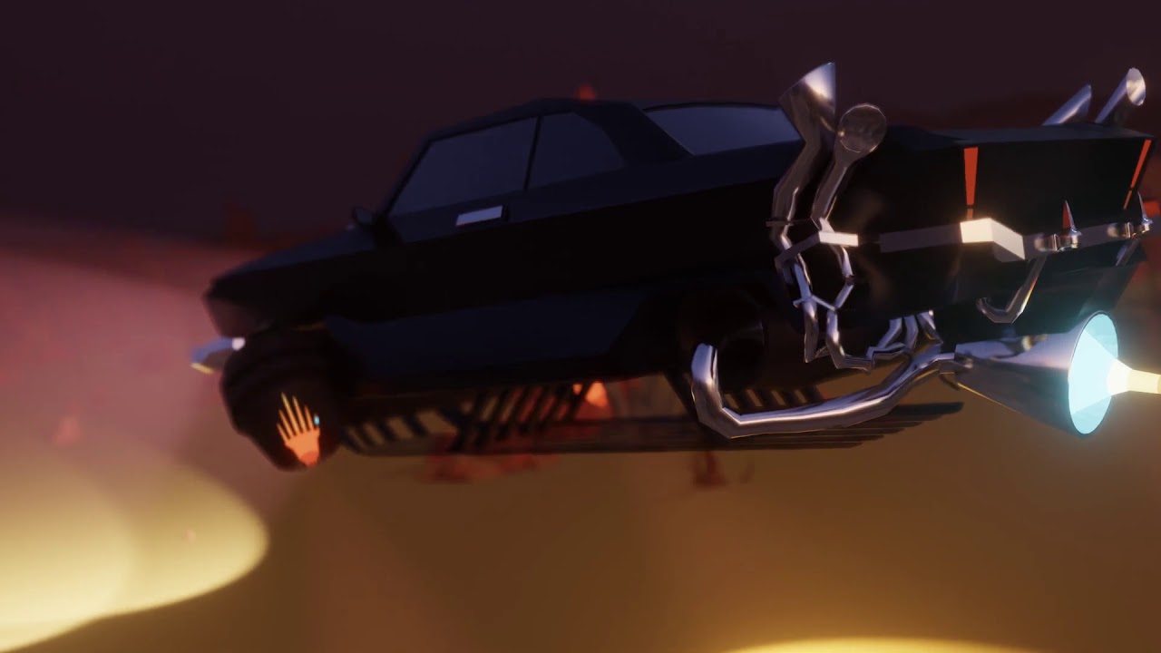Lowpoly car crash blender animation - YouTube