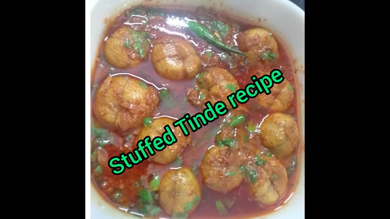 Stuffed Tinde recipe || masaly bahre tinde ||Bharwan Tinday recipe ...