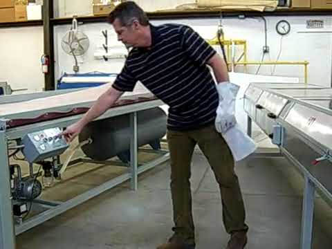 Solid Surface Thermoforming Equipment - YouTube