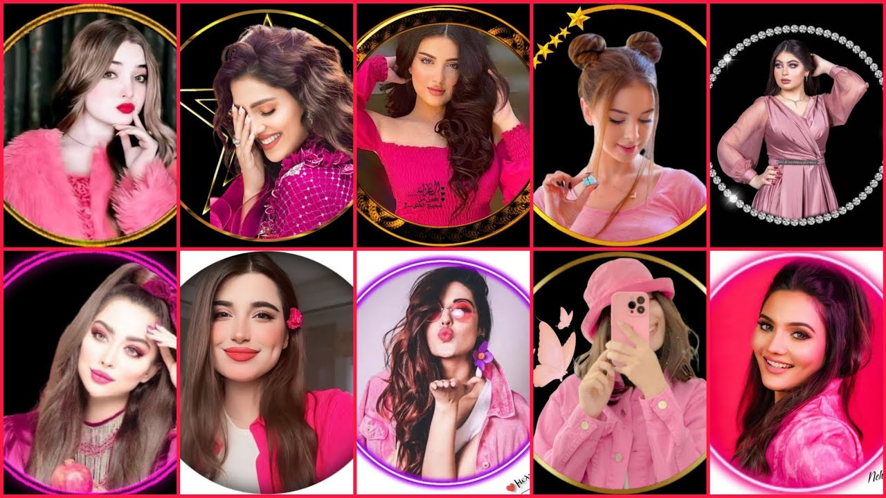 💞Pink DP for girls || girl frame dp || Profile picture for Instagram # ...