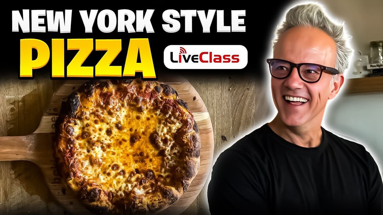 New York Style Pizza Class | 🍕 Pizza making live class - YouTube