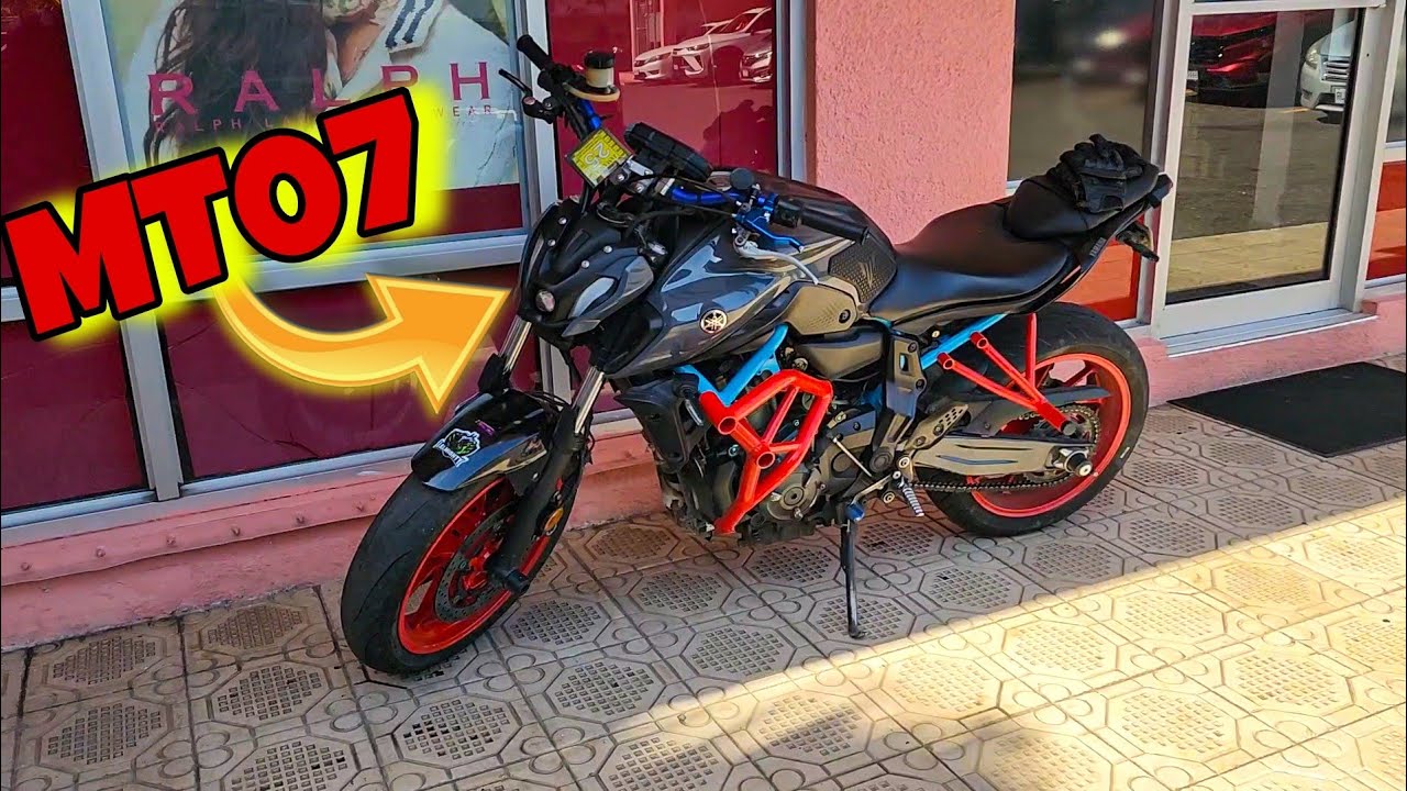 Riding 1almighty's Mt07 For The FIRST Time - YouTube